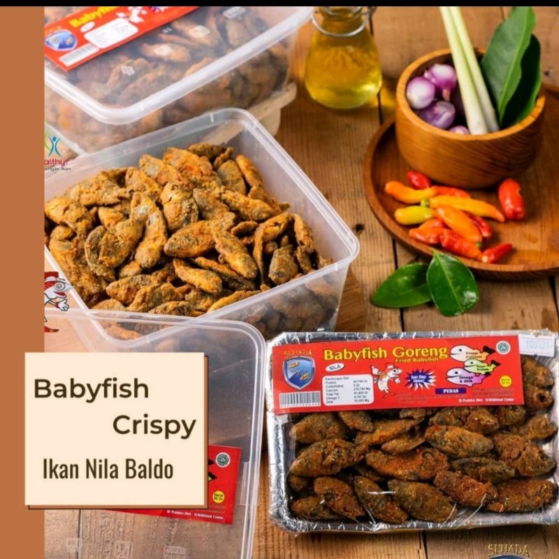 Jual BABY FISH IKAN NILA ORIGINAL CRISPY&BALADO FREE PAKING BUBBELL ...