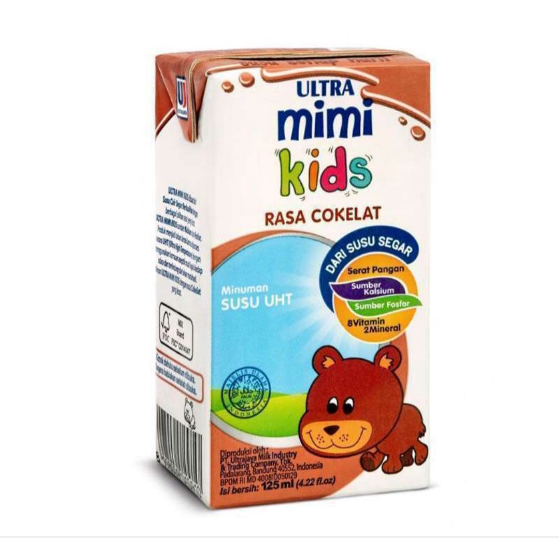 Jual ultra mimi kids rasa cokelat 125ml | Shopee Indonesia
