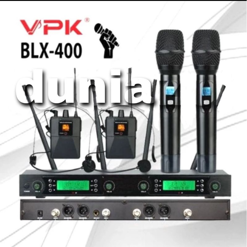Jual Microphone mic Wireless VPK BLX 400 Original Pegang Headset | Shopee Indonesia
