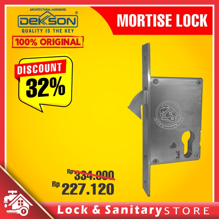 Jual Dekson Dekkson MTS SLD DL 85100 SSS Mortise Lock, Body Kunci ...