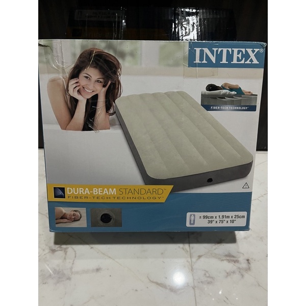 Jual INTEX DURA BEAM STANDARD KASUR ANGIN TWIN | Shopee Indonesia