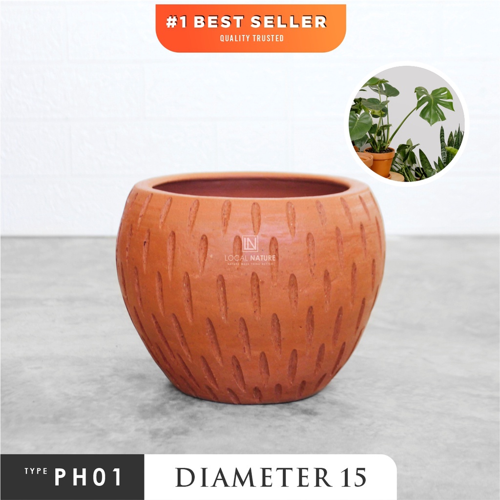 Jual (PH1) Pot Bunga | Pot Aesthetic | Pot Tanaman | Pot Keramik | Pot ...