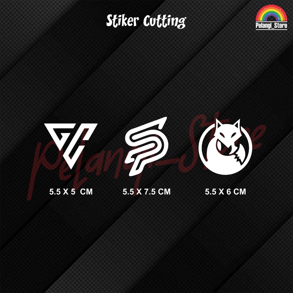 Jual Stiker Sticker Cutting Logo Viral Termurah | Shopee Indonesia