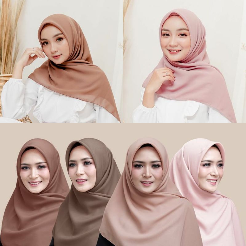 Jual New Bella Square Part1/Jilbab Segi Empat Anti Letoy/Kota Makassar | Shopee Indonesia