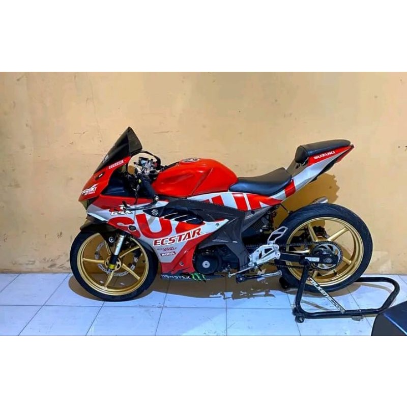 Jual DECAL STIKER GSX R150 LIVERY 2021-2022 ( MERAH - SILVER ) | Shopee ...