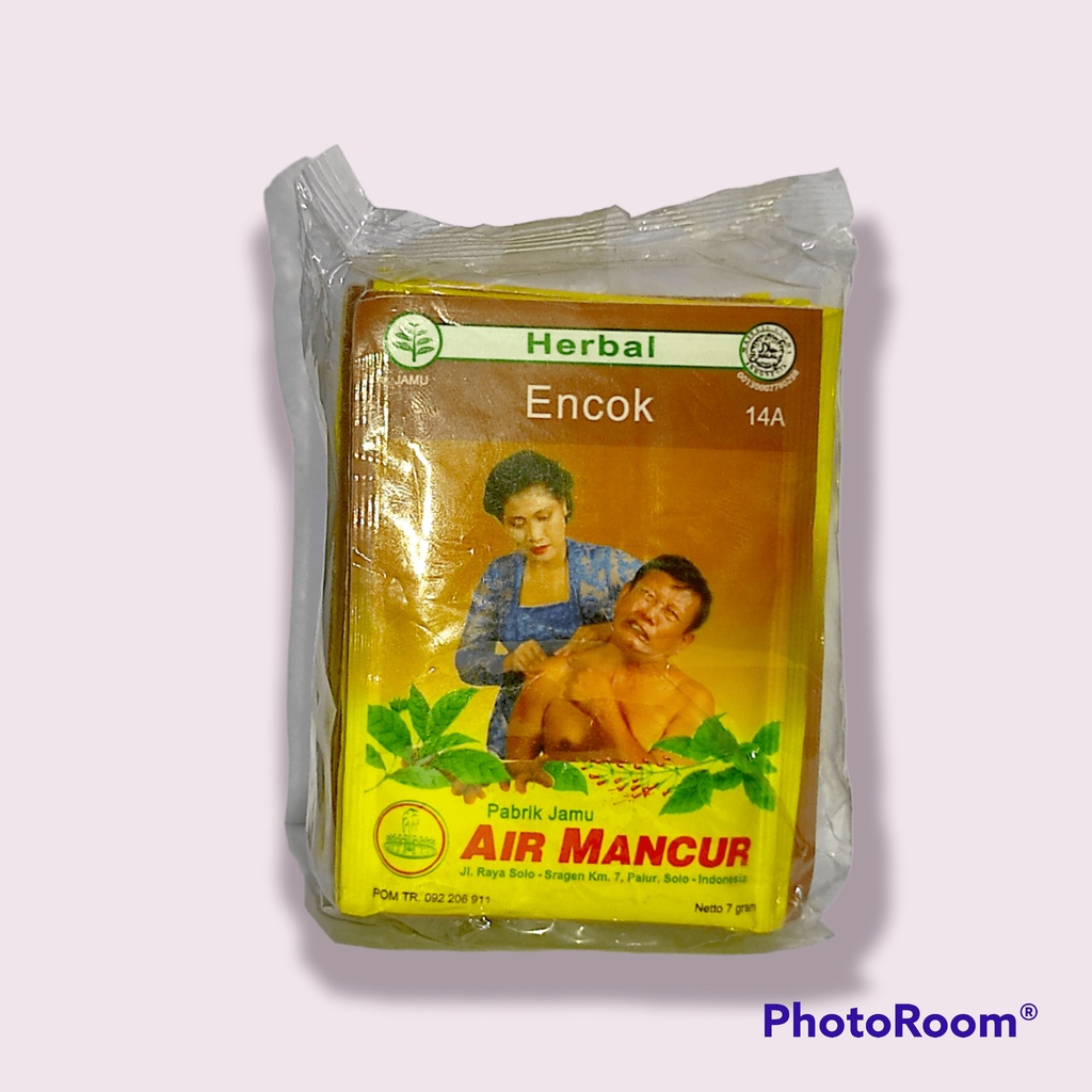Jual AIR MANCUR - JAMU ENCOK (ISI 10 SACHET) | Shopee Indonesia