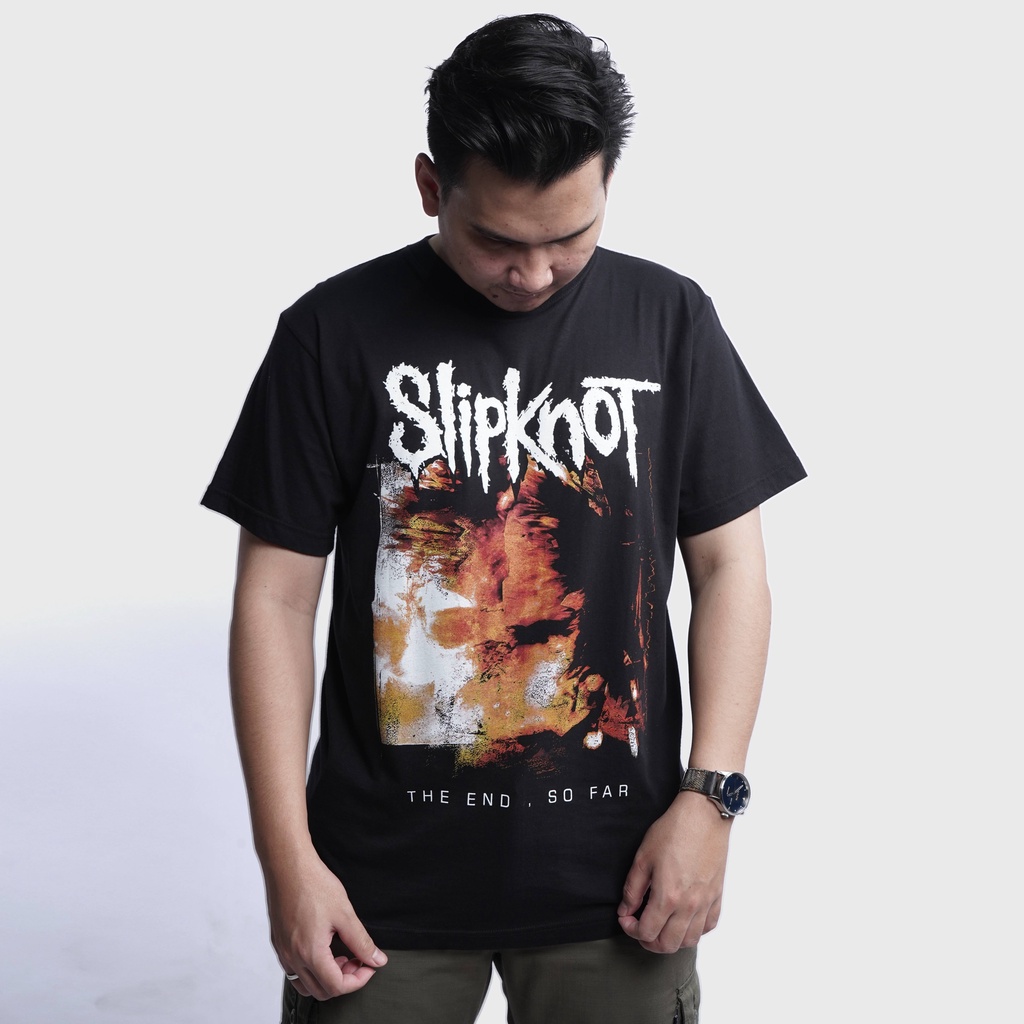 Jual Kaos Band Kaos Musik Slipknot - The End | Shopee Indonesia