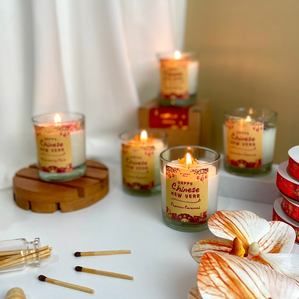 Jual Lilin Aromaterapi CNY Chinese New Year Edisi Lilin Imlek Scented ...