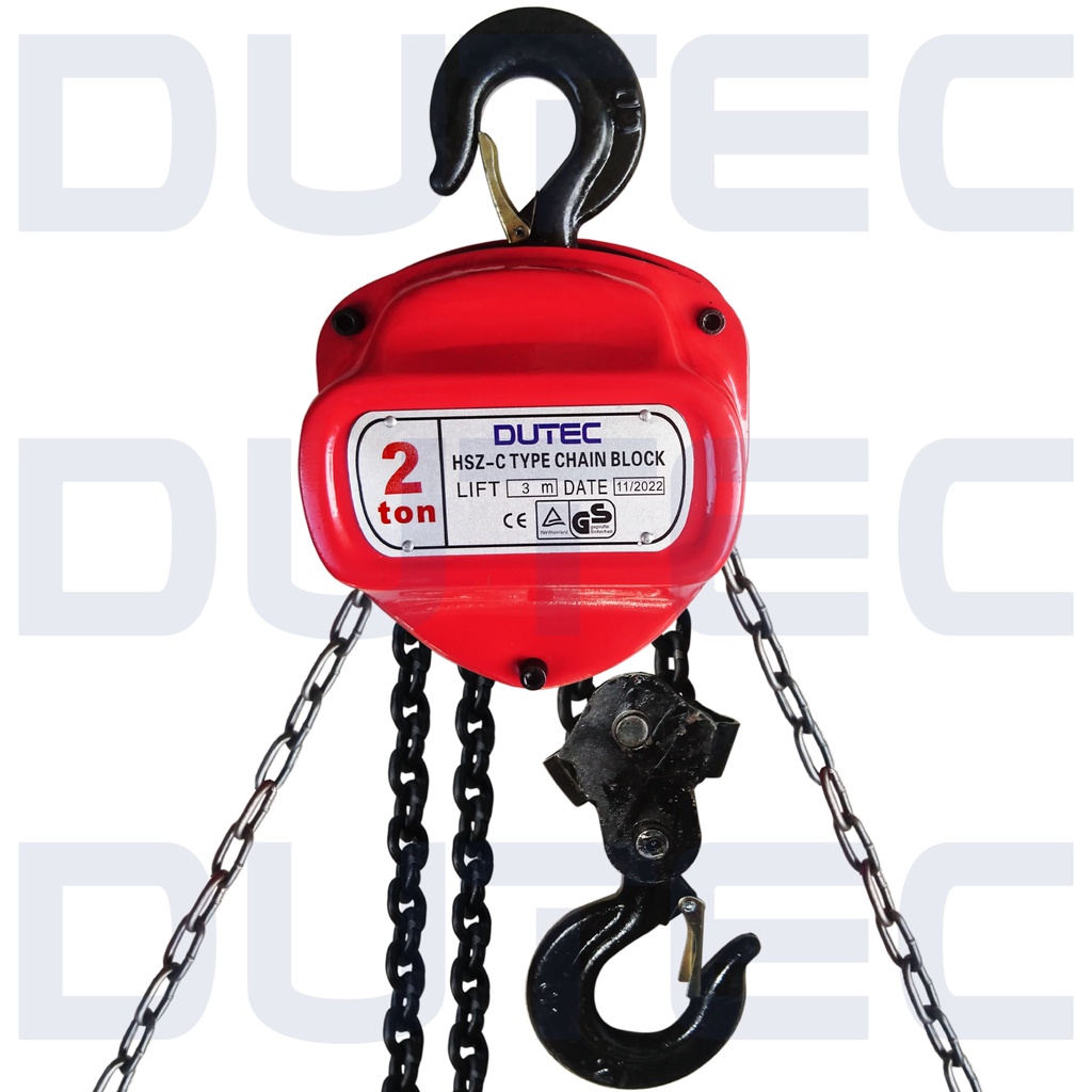 Jual Katrol Chain Block Hoist Takel Lifting Barang Derek Manual 2 Ton x 3 m | Shopee Indonesia