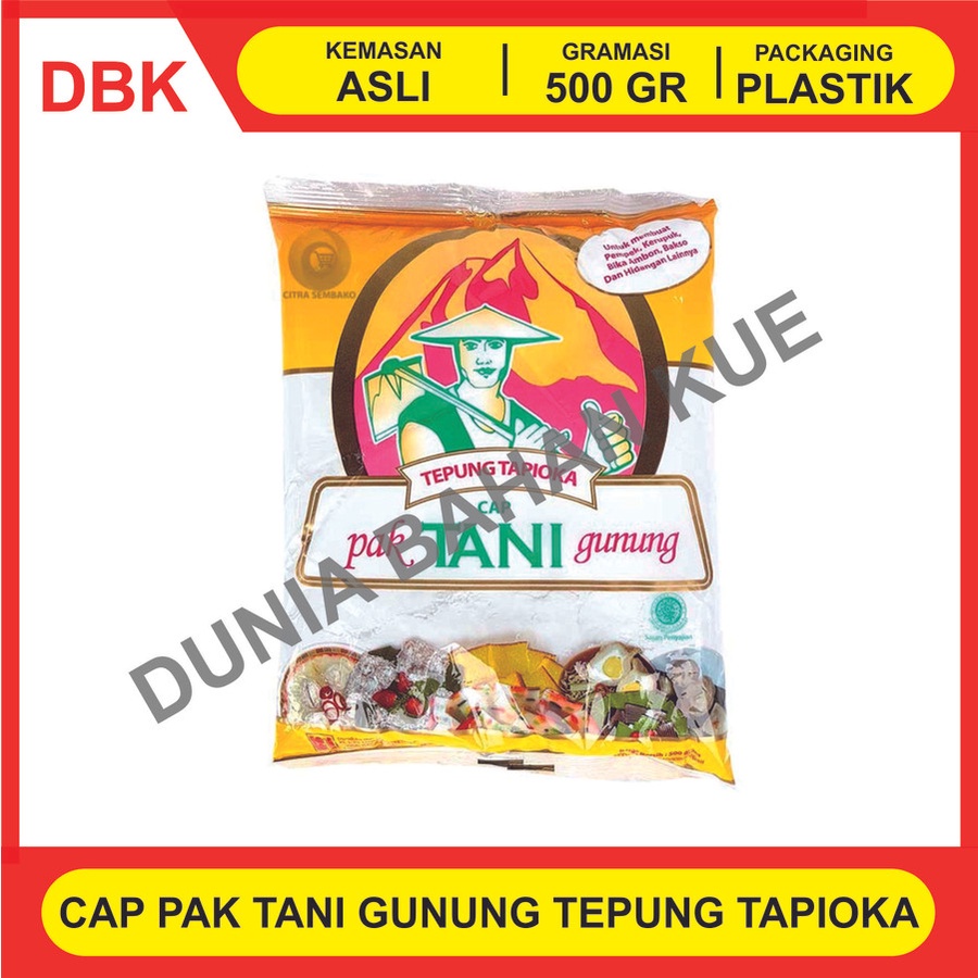 Jual TEPUNG SAGU TANI GUNUNG 500 GR / TEPUNG TAPIOKA KUNING - 1 DUS 20 ...