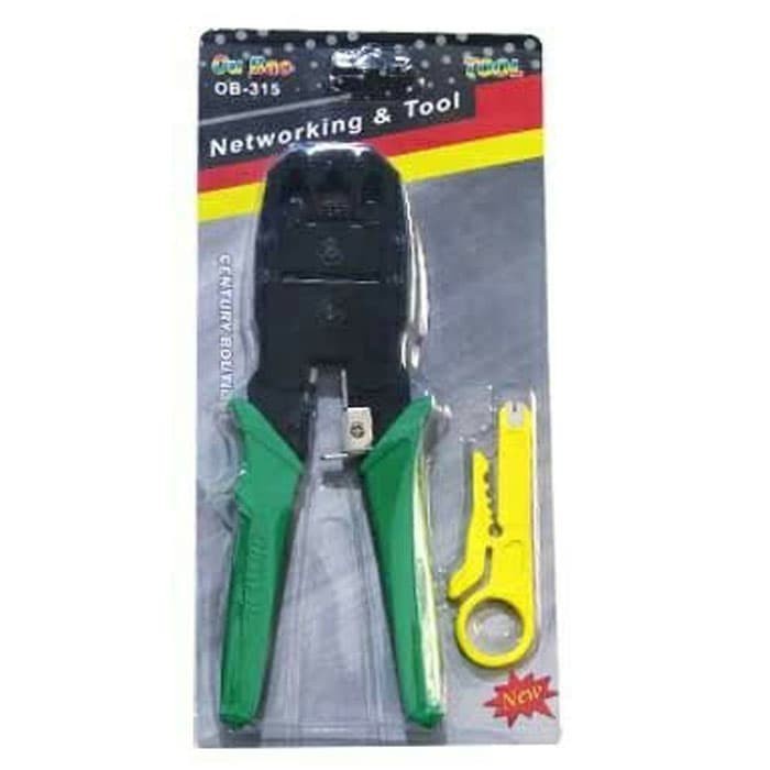 Jual Crimping Tool Triple (RJ-45 + RJ-11 + Cutter) | Shopee Indonesia