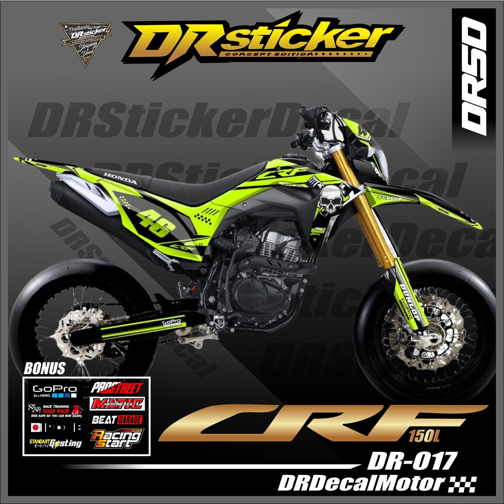 Jual Decal Sticker Motor Cross CRF 150L Fullbody - Dekal Stiker CRF 150 ...