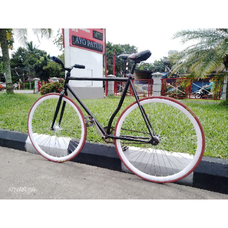 Jual Sepeda fixie hitam gear doltrap dan freewheel | Shopee Indonesia