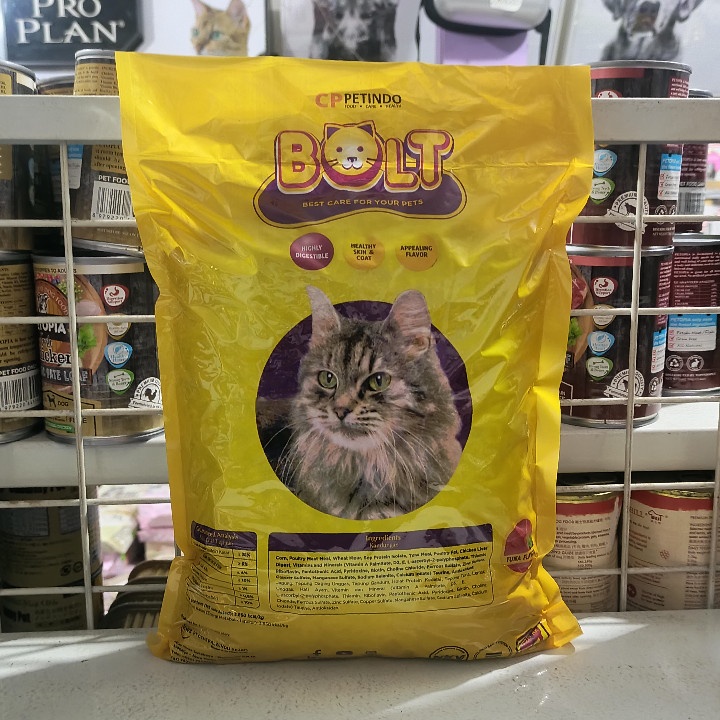 Jual Makanan Kucing Bolt Donat Tuna Flavour Kemasan 800G Dry Food ...