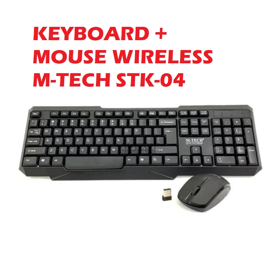 Jual KEYBOARD MOUSE WIRELESS M-TECH STK 04 KEYBOARD MOUSE WIRELESS ...