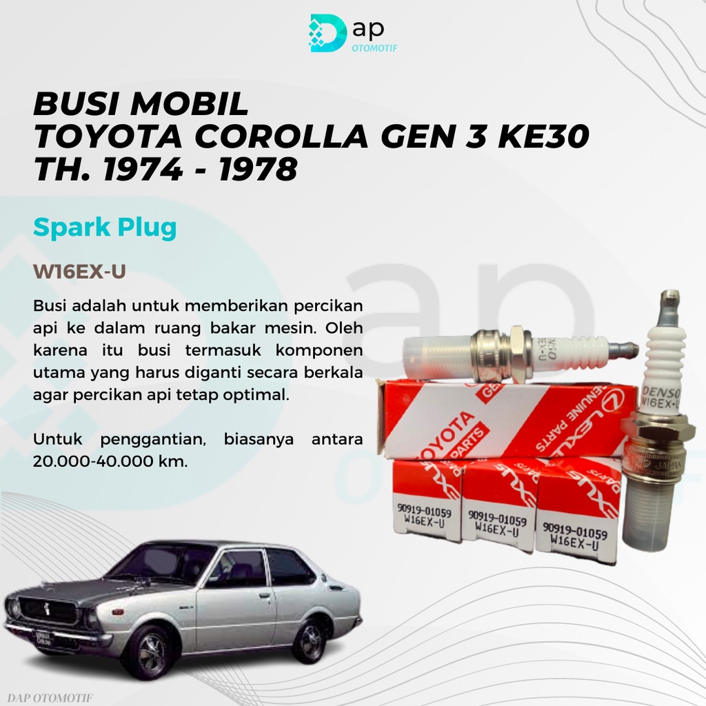 Jual Busi Mobil Toyota Corolla Gen 3 KE30 (1974-1978) | Shopee Indonesia