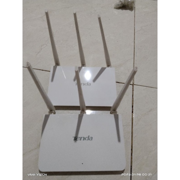 Jual Tenda F3 Router Wireless WiFi 3 Antena 300Mbps Support Repeater ...