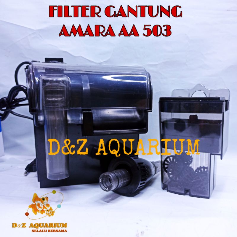 Jual FILTER Aquarium Gantung AMARA 503 HANG ON FILTER Atas Pompa AA-503 ...