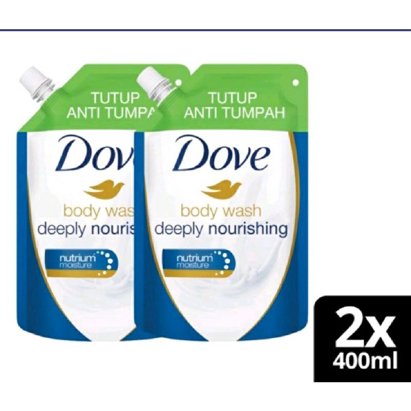 Jual Dove Bodywash deeply nourishing 825ml/400ml 2 pcs | Shopee Indonesia