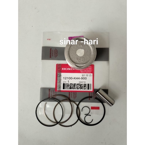 Jual PISTON KIT STD(K44) HONDA ORIGINAL BEAT POP ESP INJEKSI | Shopee Indonesia
