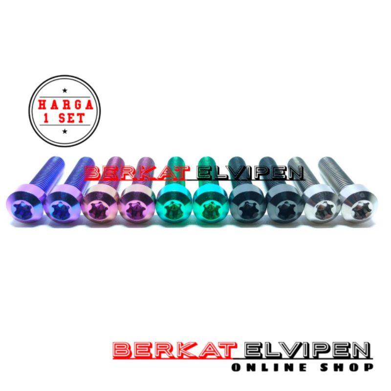 Jual Baut Titanium Small Head Tojosan Kaliper Brembo 2P Piston Gr5 | Shopee Indonesia