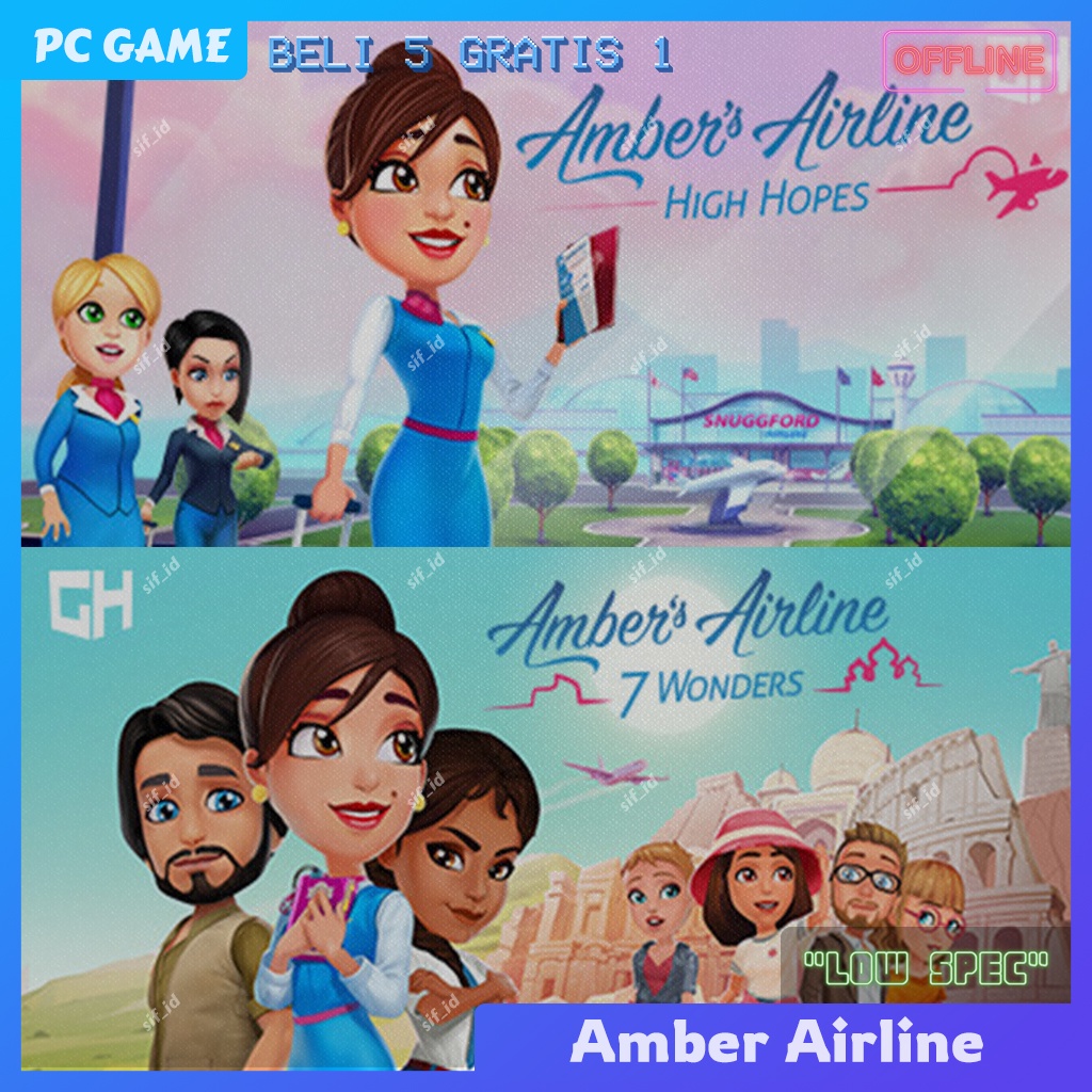 Jual Amber Airline - 7 Wonders - Amber's Airline - High Hopes - PC Game ...