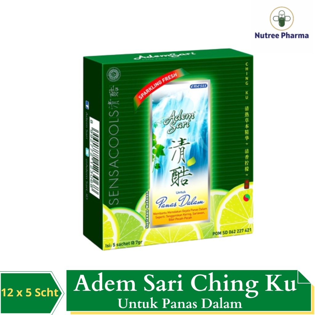 Jual Adem Sari Ching Ku Sparkling 12X5 Sachet | Shopee Indonesia