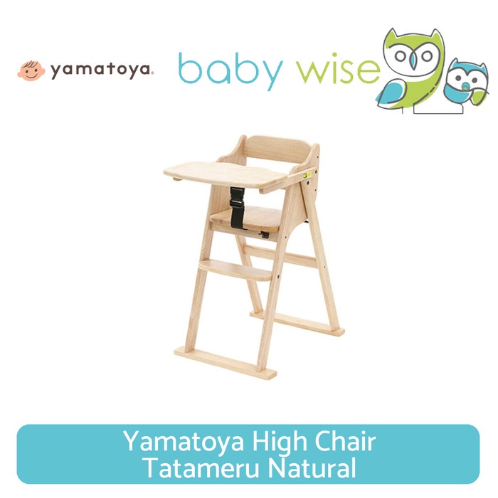 Jual Kursi Makan Yamatoya High Chair Tatameru Natural | Shopee Indonesia