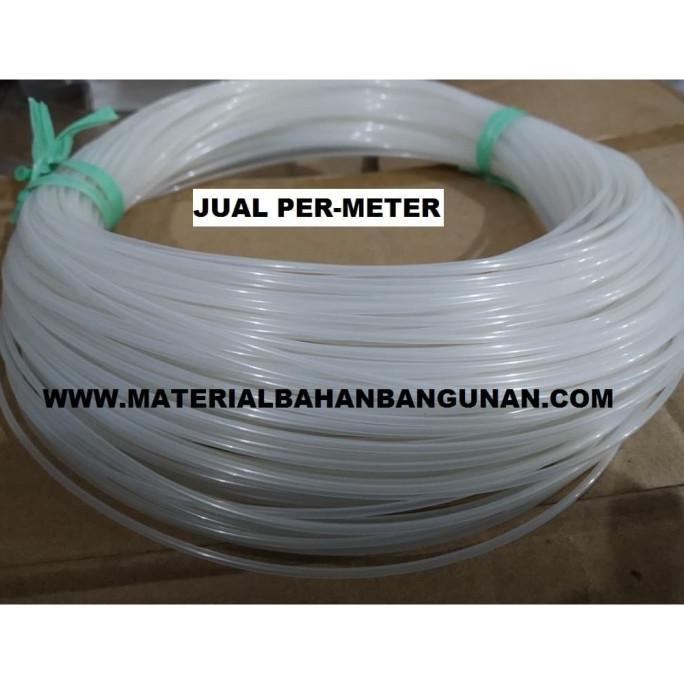 Jual Selang Micro 1.6 mm Putih Kecil Slang Air Sedotan Bening Permeter ...