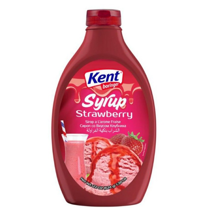 Jual Kent Boringer Strawberry Syrup 624gr | Shopee Indonesia