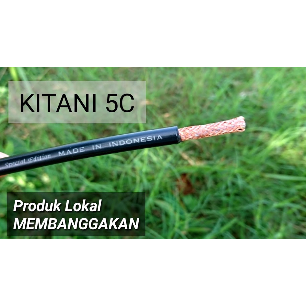 Jual Kabel Antena TV Coaxial Audio Video Kitani 5C Kualitas Hitam Meteran | Shopee Indonesia