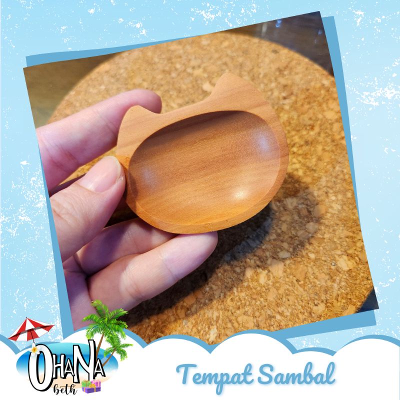 Jual OHANABETH - TEMPAT SAMBAL MANGKOK KAYU KECIL | Shopee Indonesia