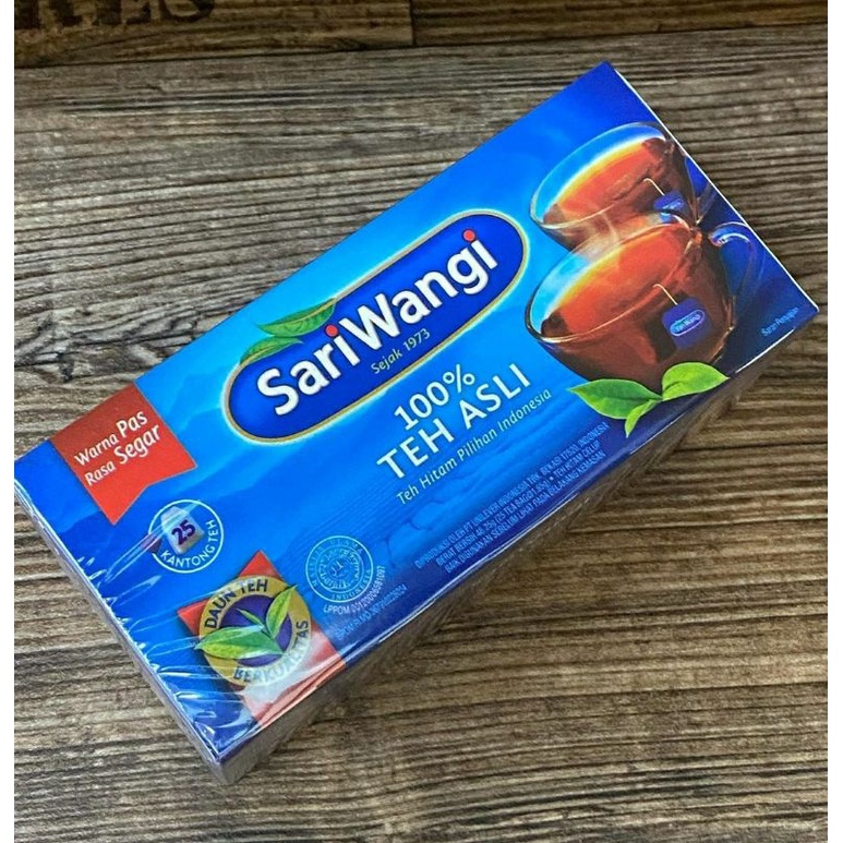 Jual TEH SARIWANGI isi 25 KANTONG TEH HITAM CELUP SARIWANGI / SARIWANGI ...