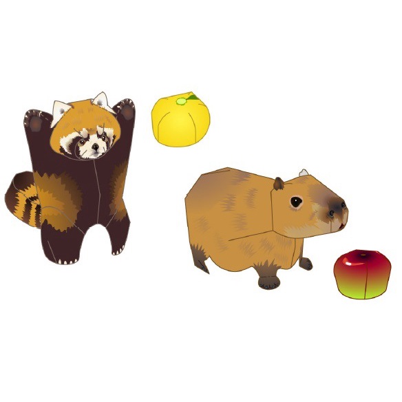 Jual Mainan Kertas Kreatif Murah / DIY - Pappercraft-Animals-Pet Series ...