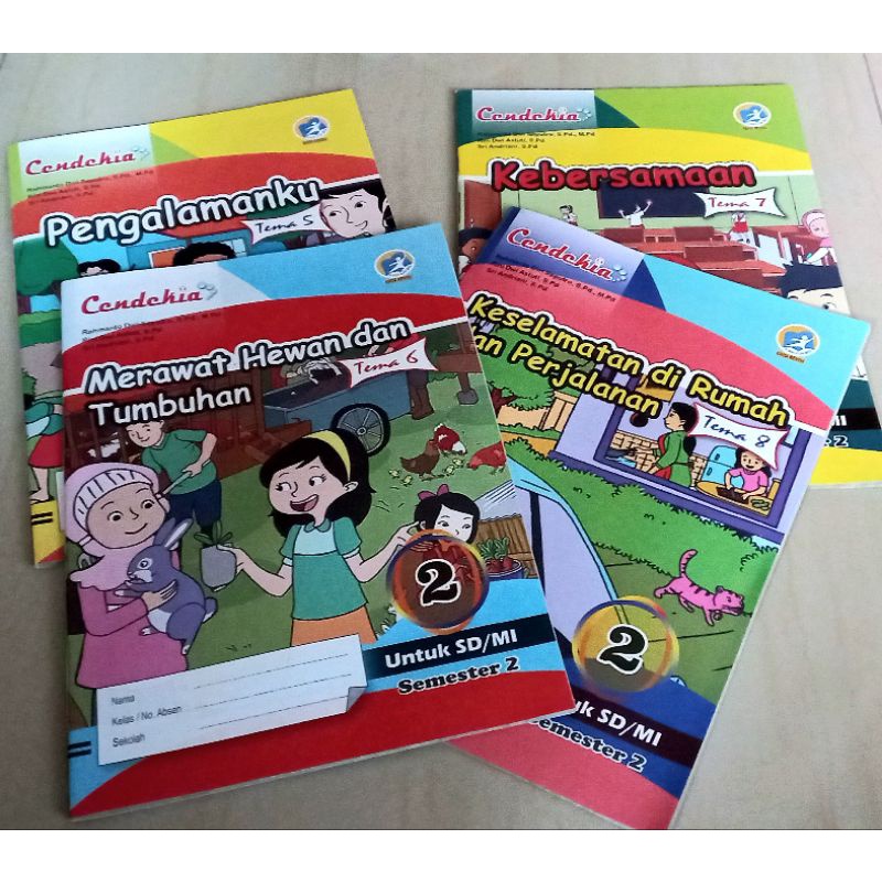 Jual PAKET BUKU LKS TEMA 5/6/7/8 KELAS 2 SEMESTER 2 PUSTAKA CENDEKIA ...