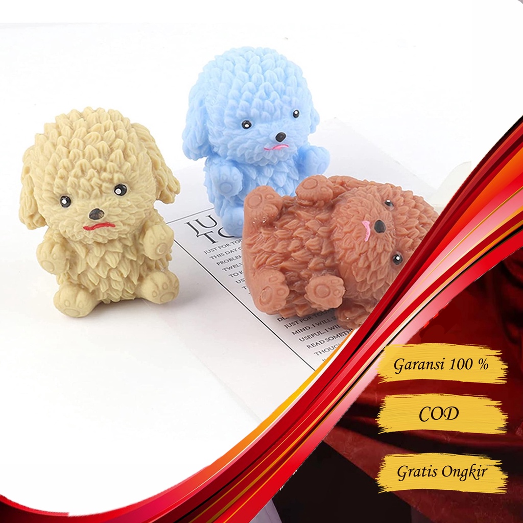 Jual Mainan Squishy Aneka Karakter Bentuk Burger Anak Anjing Pudel ...