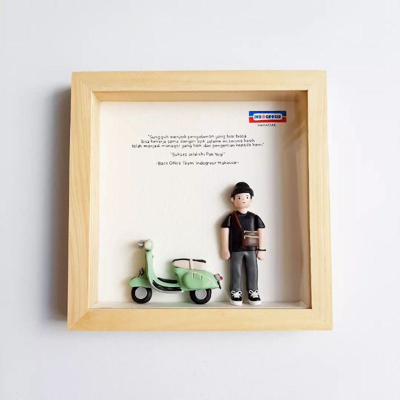 Jual CLAY BOX, kado frame, kado custom, kado box,clayframe,customkado ...