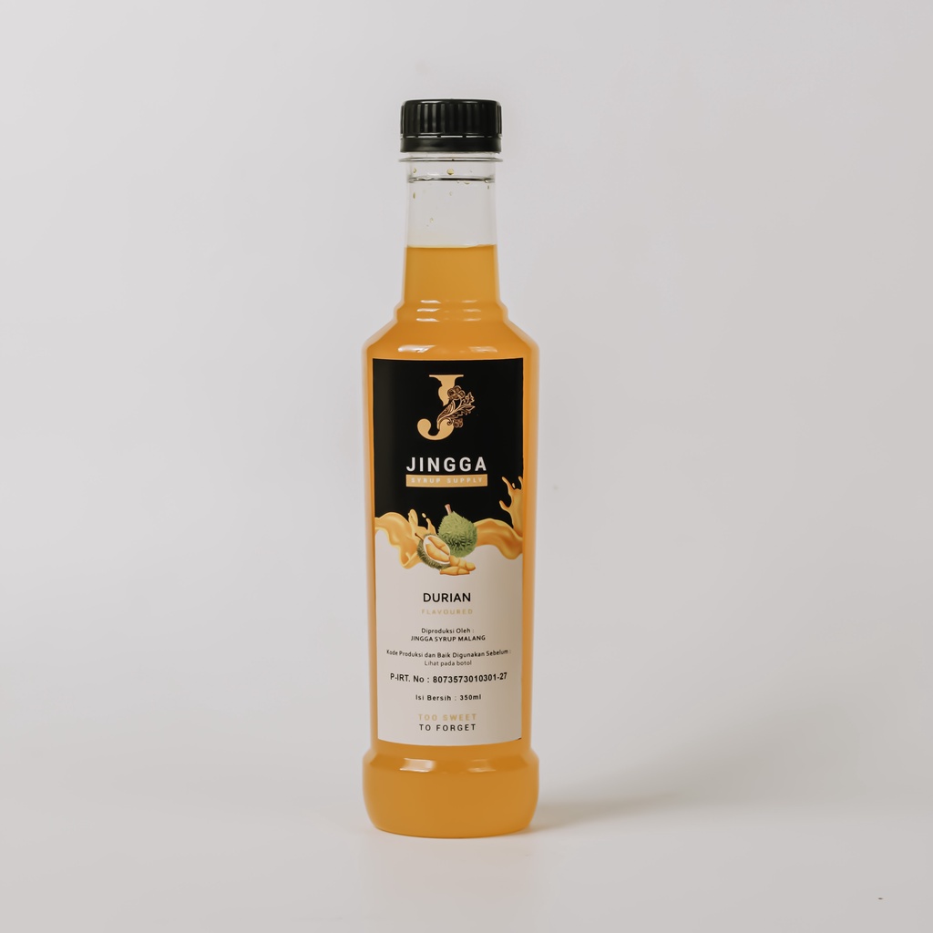 Jual JINGGA Durian Syrup 350 ml - Sirup Flavour Durian Untuk Coffee ...