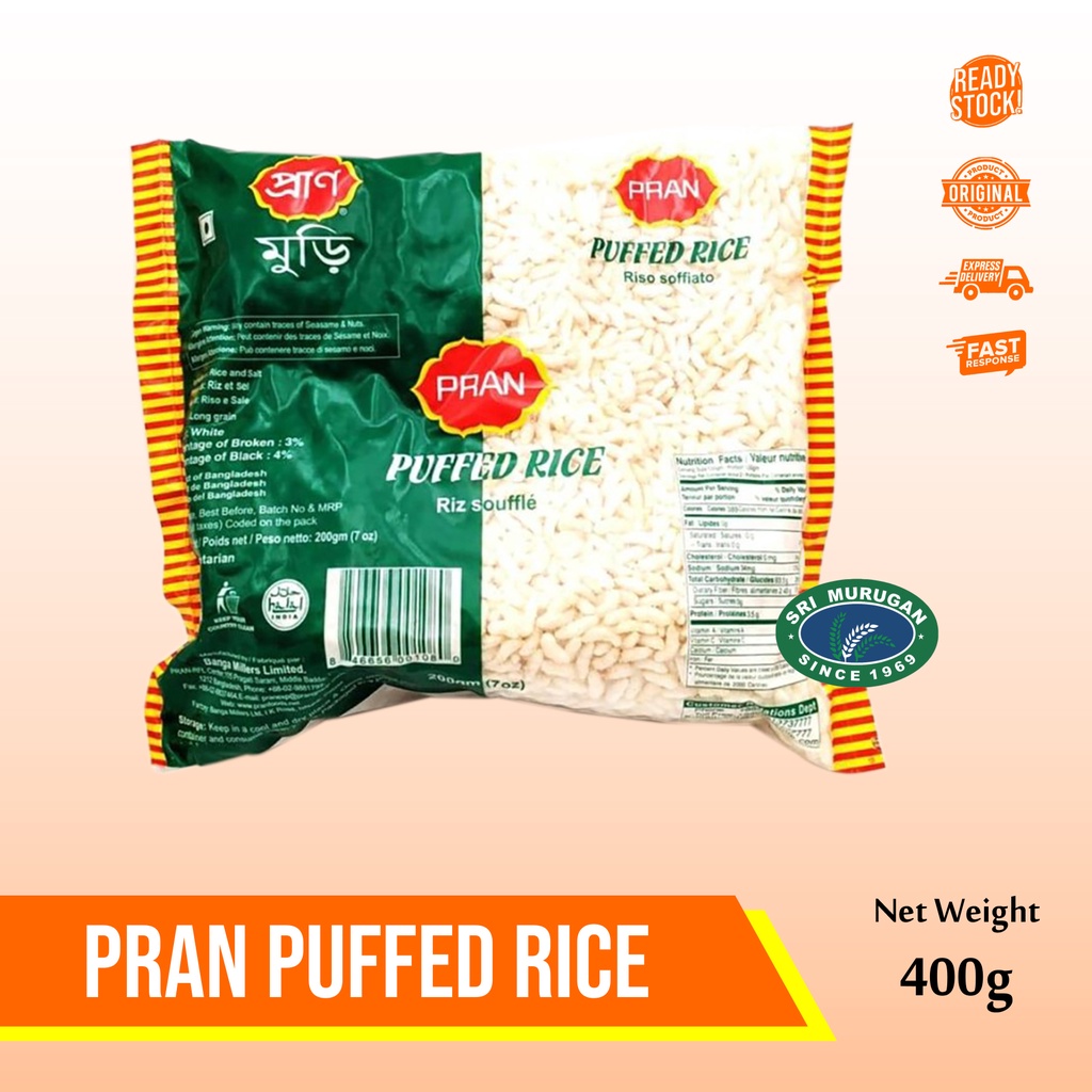 Jual PRAN PUFFED RICE 400 GM | Shopee Indonesia