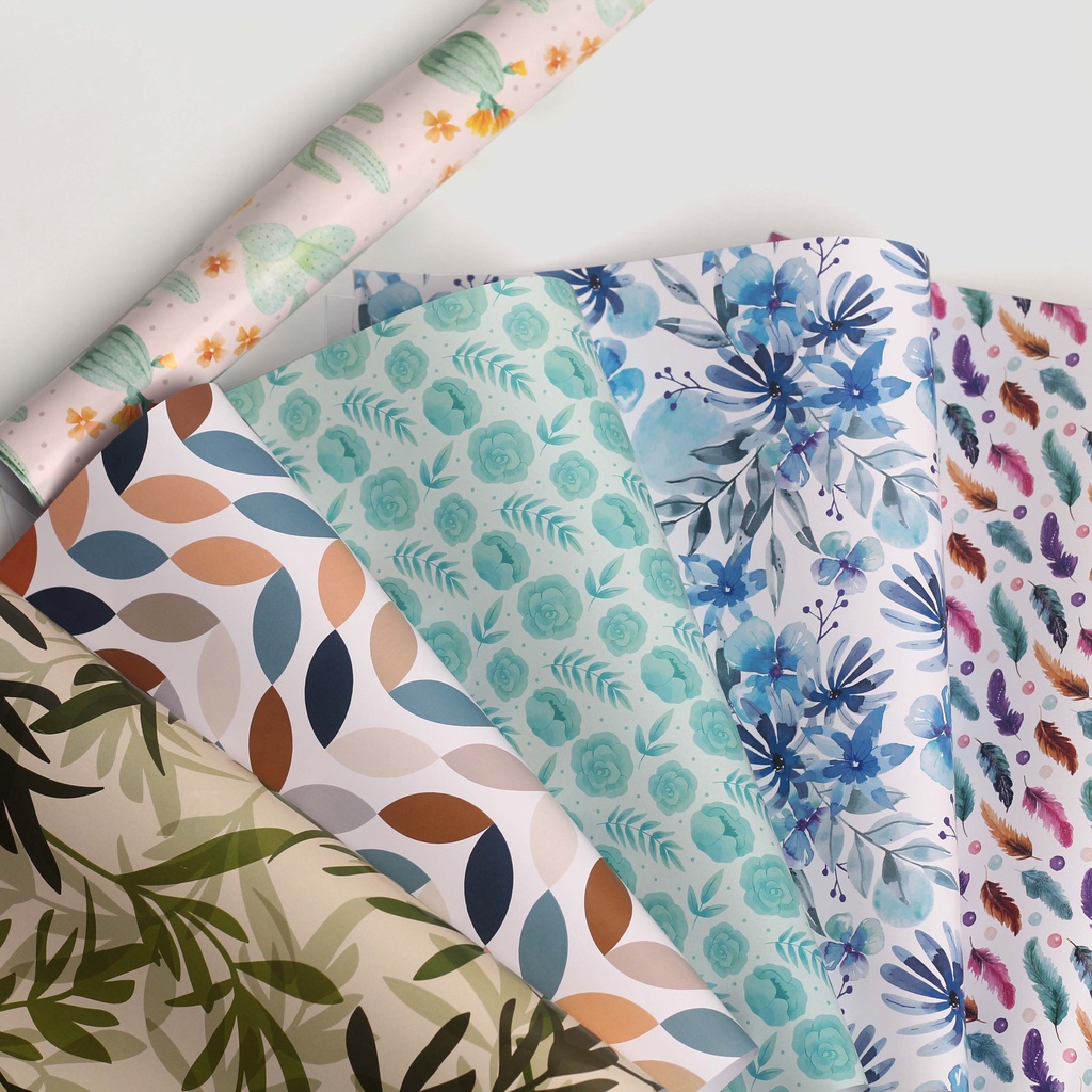 Jual Kertas Kado #Pattern (Ukuran 32x48,5 cm) - Gift Paper - Wrapping ...