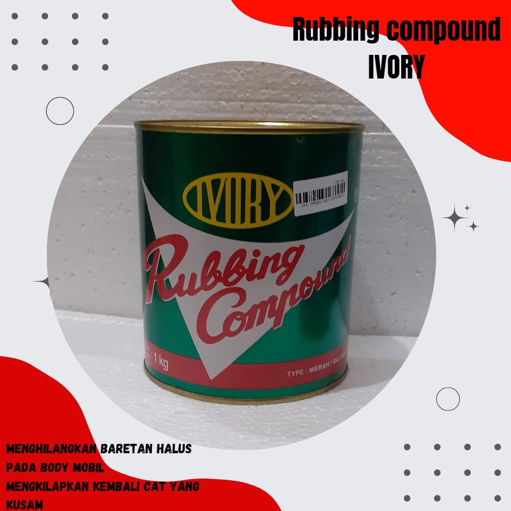 Jual COMPOUND IVORY RUBBING 1KG MERAH | Shopee Indonesia