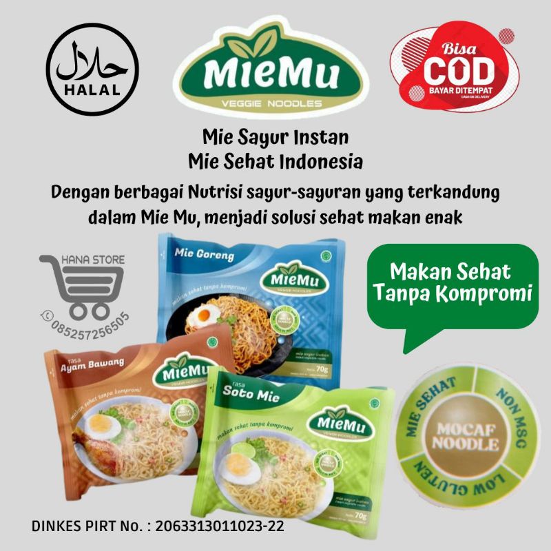 Jual MieMu Mie Instan Mocaf || Veggie Noodles || Mie Sehat Indonesia ... Jual MieMu Mie Instan Mocaf || Veggie Noodles || Mie Sehat Indonesia ...