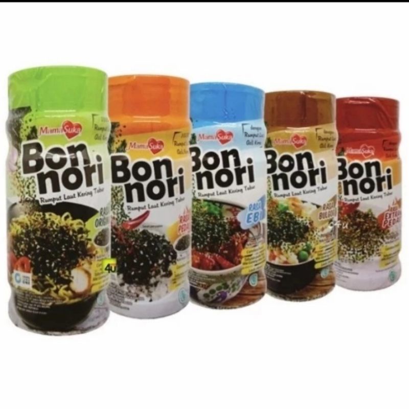 Jual NORI TABUR/BON NORI/MAMASUKA SPICY/BULGOGI/EBI 30GR | Shopee Indonesia