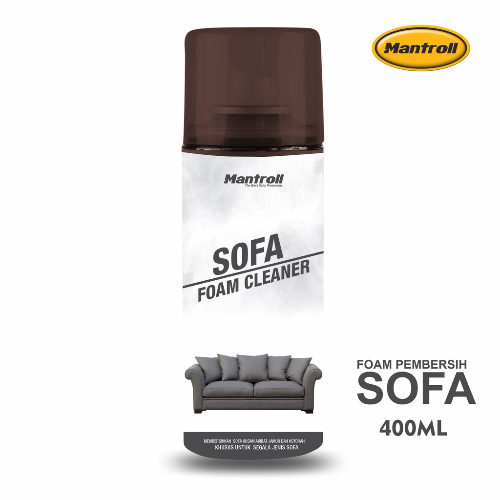 Jual Mantroll Sofa Foam Cleaner - Cairan Foam Pembersih Segala Sofa 400ml | Shopee Indonesia