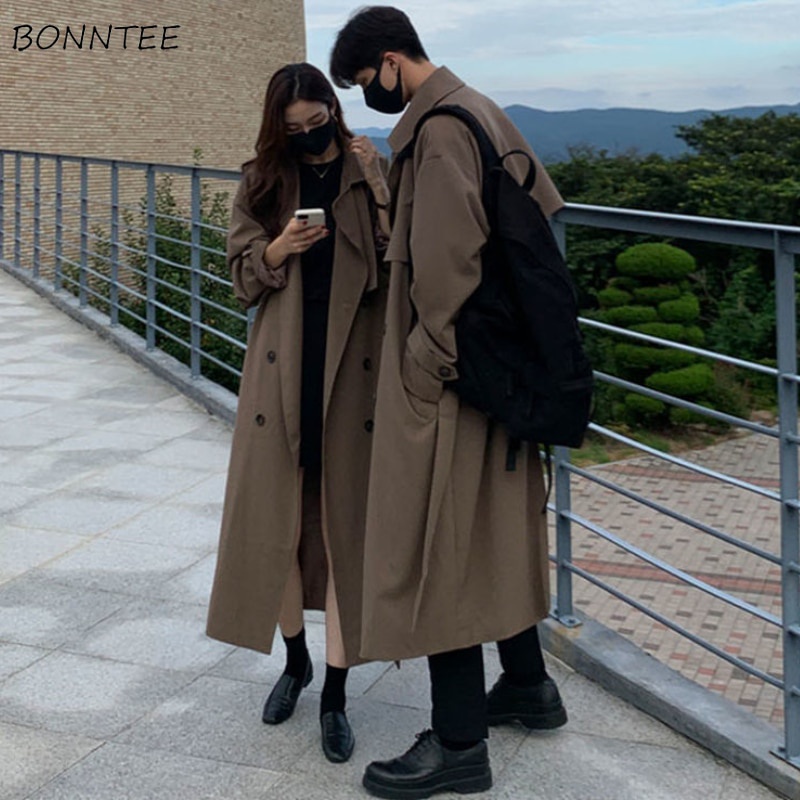 Jual Jaket Long Coat Cowo / Cewe Long Coat Blazer Hangat Koreaan Style ...