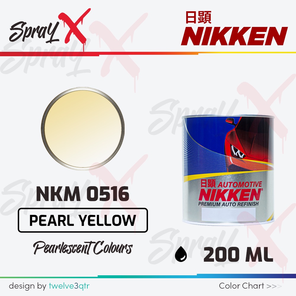 Jual NIKKEN NC METALLIC PEARL YELLOW 0516 / LEMBAYUNG KUNING #0516 200 ...