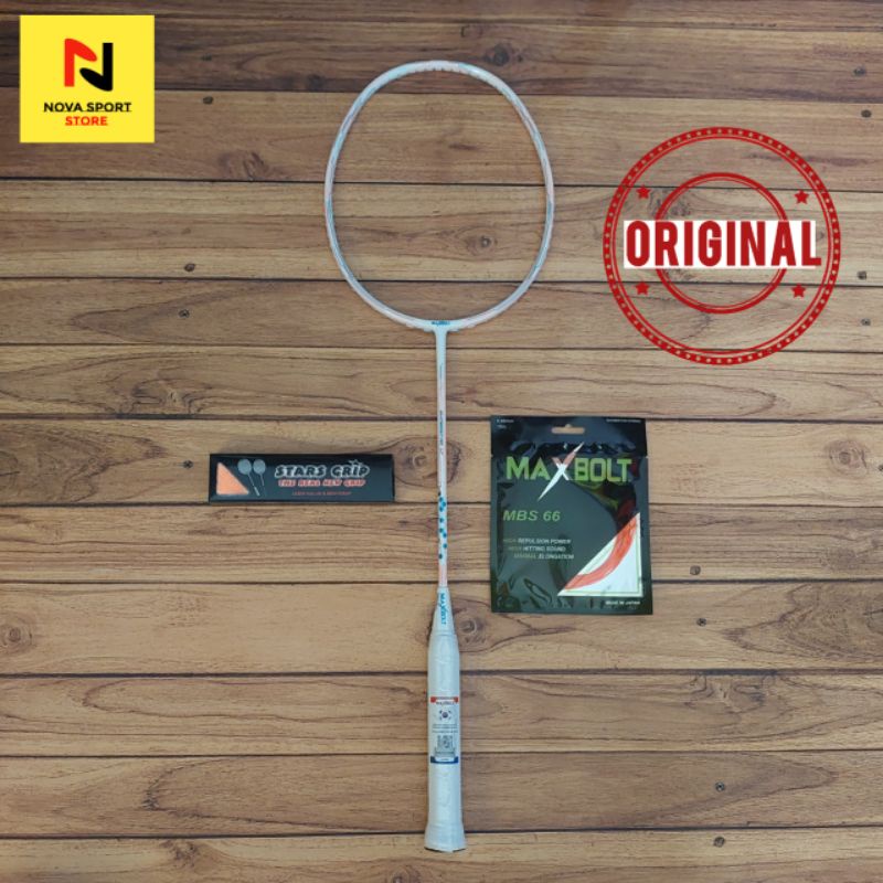 Jual RAKET BADMINTON MAXBOLT SUPERSTAR LT WHITE | Shopee Indonesia