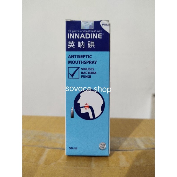 Jual INNADINE ANTISEPTIC MOUTHWASH - Obat Kumur | Shopee Indonesia