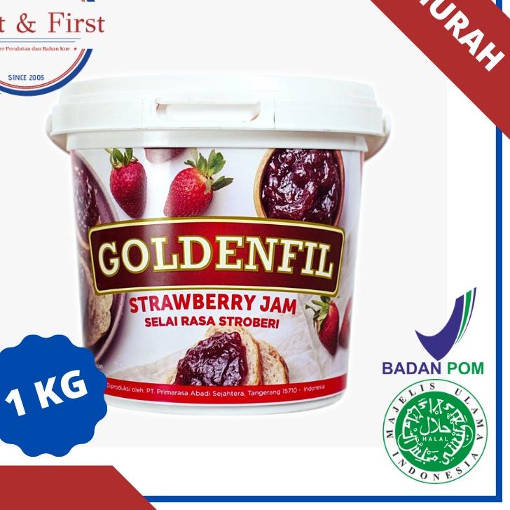 Jual Goldenfill Strawberry Jam 1Kg | Shopee Indonesia