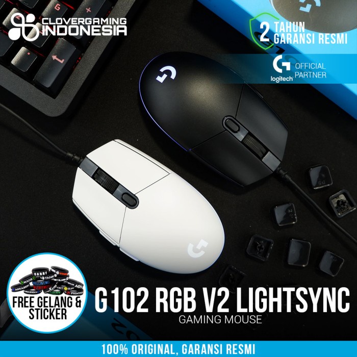 Jual Moga Logitech G102 Rgb V2 Lightsync - G102Ls G203 Rgb Gaming Mouse | Shopee Indonesia